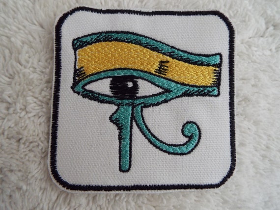 Egyptian Eye of Ra Iron-on Patch | Etsy