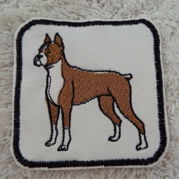 Boxer Dog Embroidery - Etsy