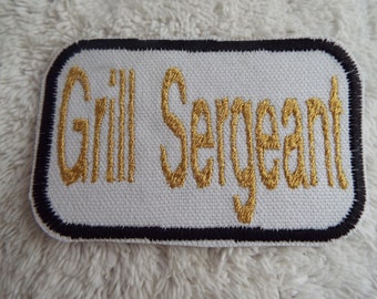 3 Red BBQ Grill Grilling/barbecue Camping Iron on Applique Embroidered ...