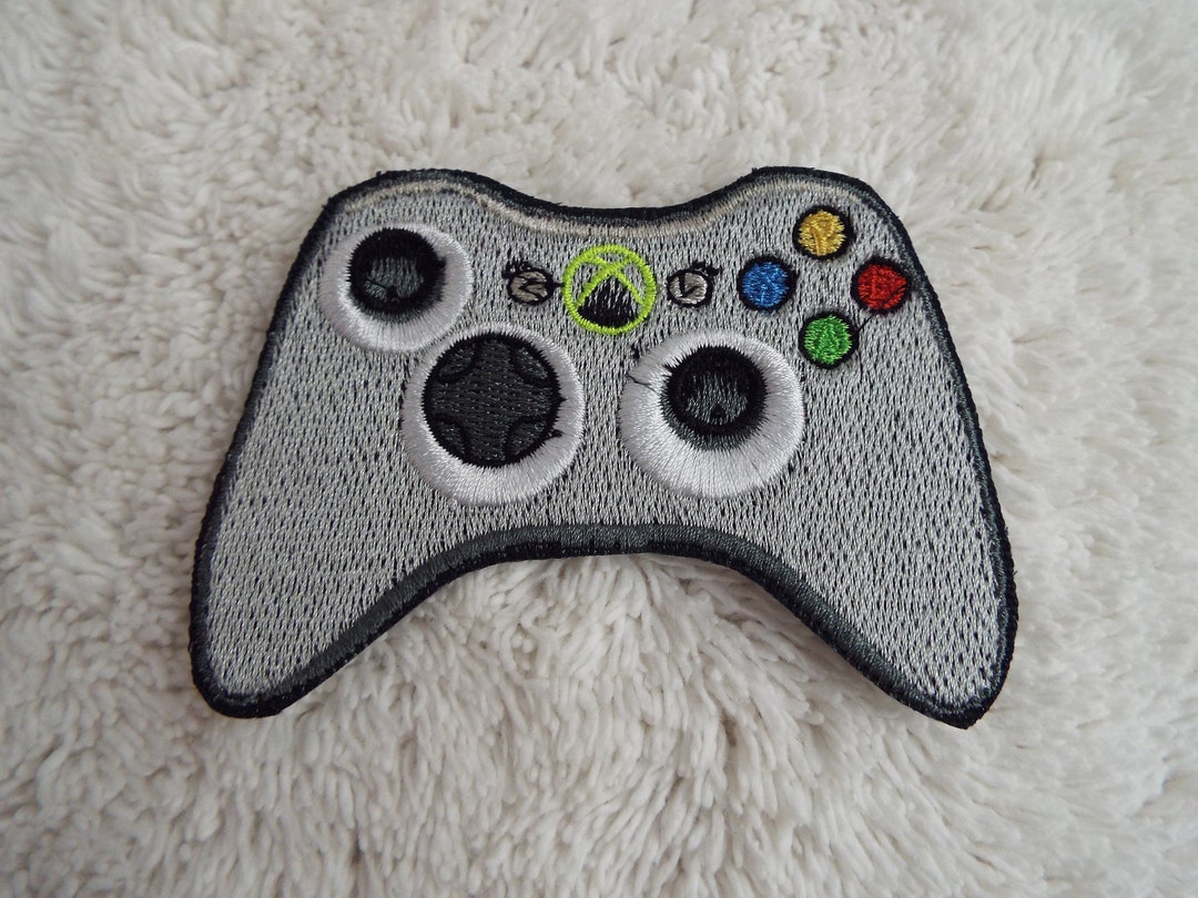 Video Game Controller Embroidery Iron-on Patch - Etsy