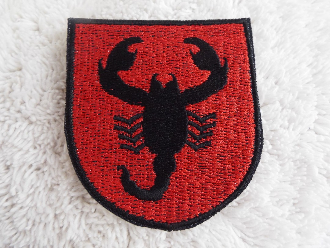Scorpion Embroidered Iron on Patch - Etsy
