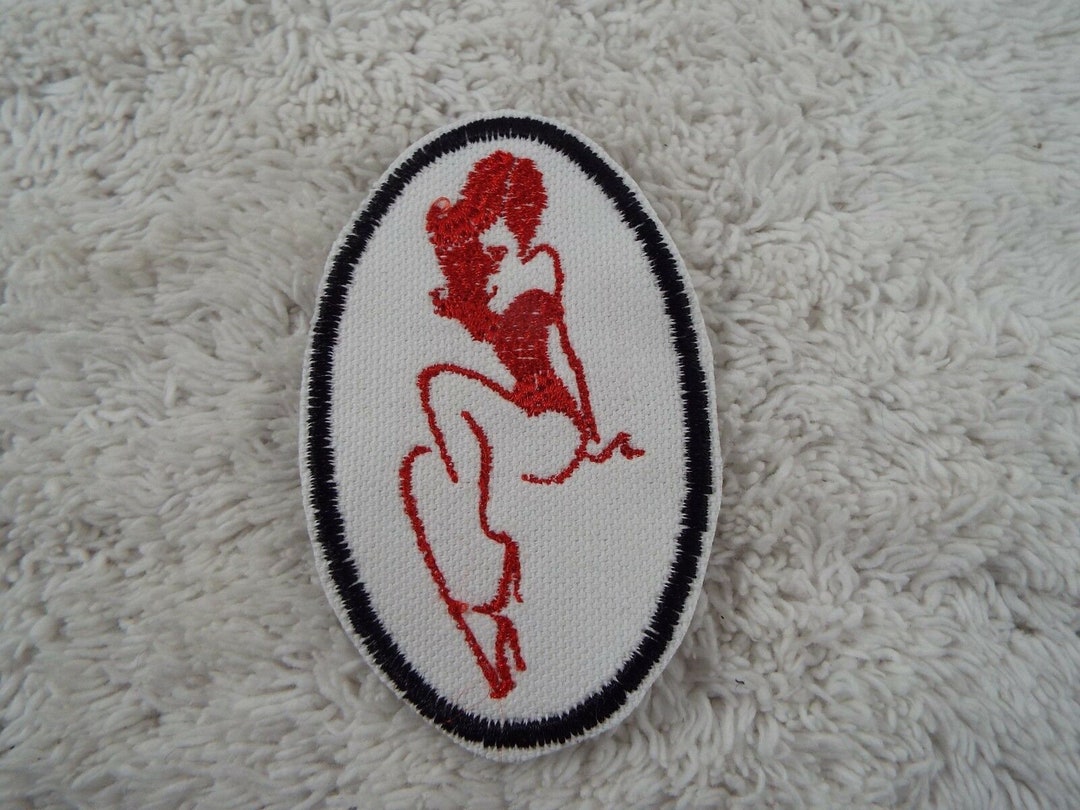 Sexy Pin-up Girl Iron-on Patch - Etsy
