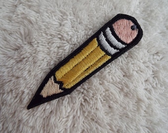 Your Name on a Crayon Patch Any Color Custom Made AP107 - Etsy