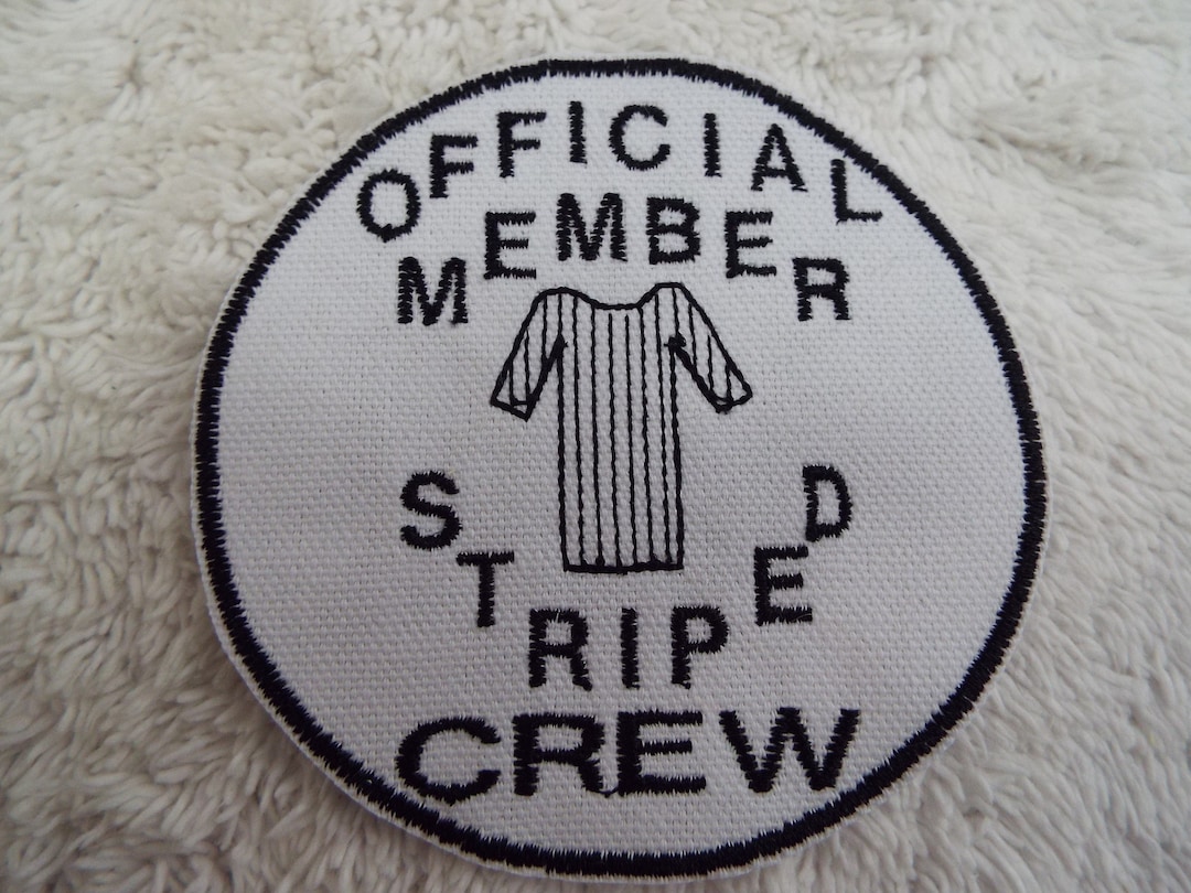 Official Member Striped Crew Referee Embroidered Iron-on Patch - Etsy UK