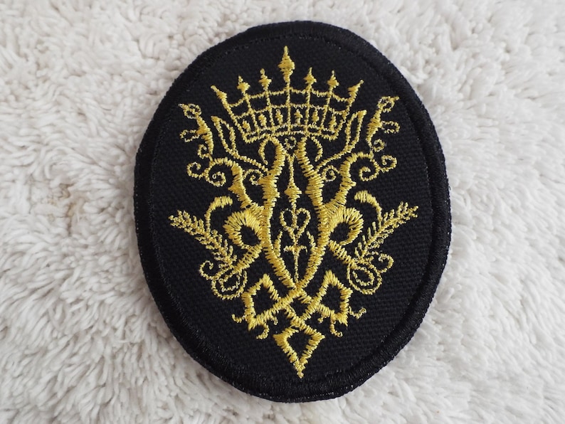 Crown Crest Iron-on Patch - Etsy
