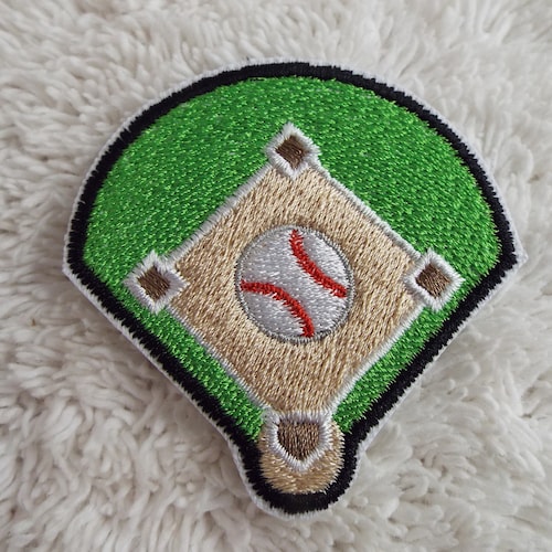 Baseball and Bats Iron on Embroidered Applique Patch Custom - Etsy