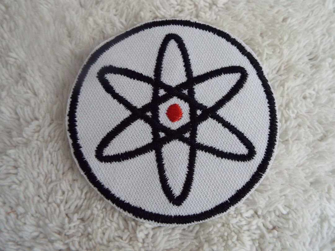 Atom Embroidery Iron-on Patch - Etsy