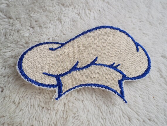 Chef Cook's Hat Embroidery Iron-on Patch | Etsy