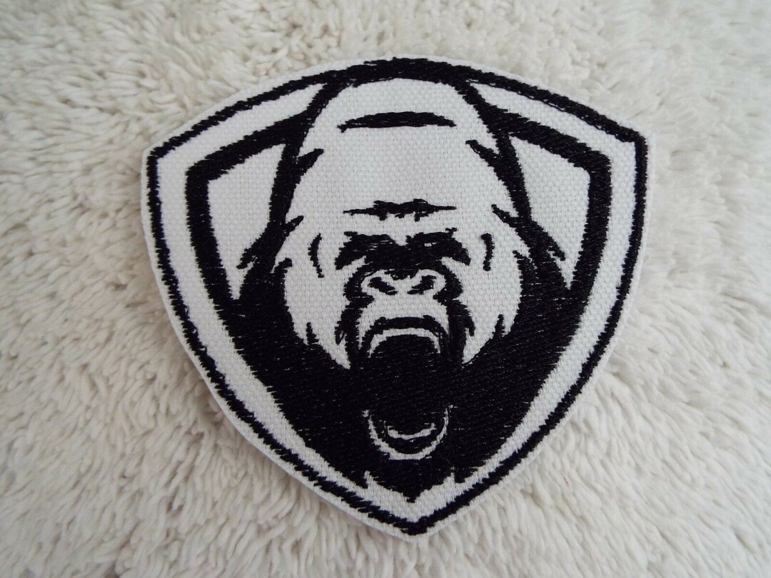 Gorilla Embroidery Iron-on Patch - Etsy