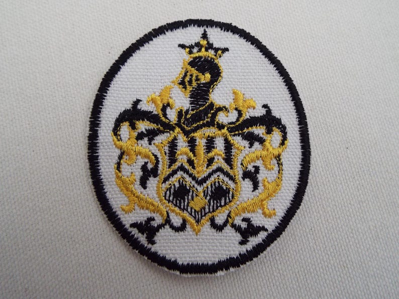 Medieval Heraldry Knight Shield Embroidered Iron on Patch - Etsy