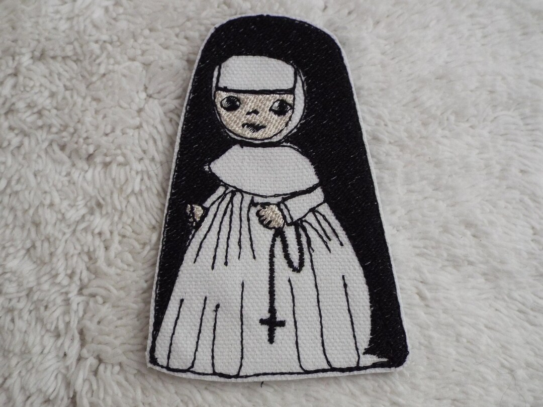 NUN Embroidery Iron-on Patch - Etsy