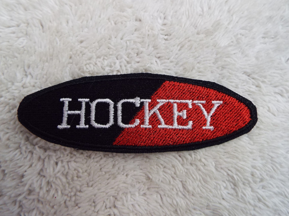 HOCKEY Embroidery Iron-on Patch | Etsy