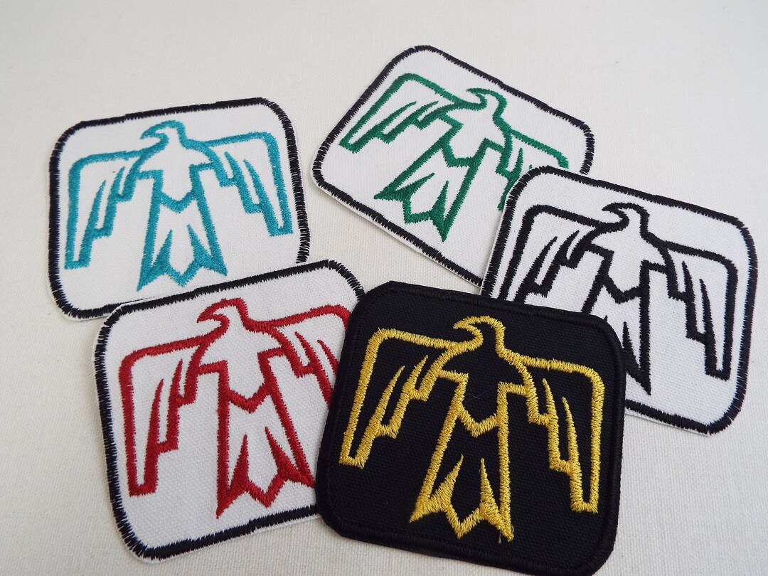 Southwestern Thunderbird Embroidered Iron-on Patch - Etsy