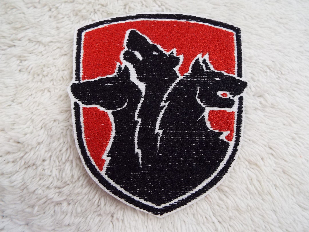 Cerberus Greek Myth Embroidered Iron-on Patch - Etsy