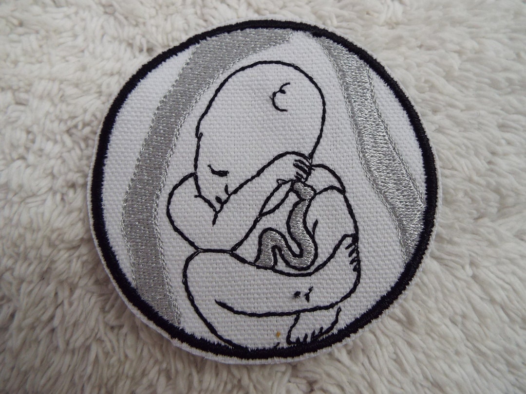 Baby Fetus Womb Motherhood Embroidery Iron-on Patch - Etsy