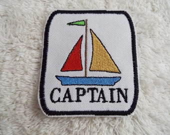 Boat Captain Patch - Etsy