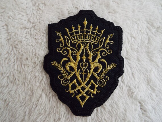Crown Crest Iron-on Patch - Etsy