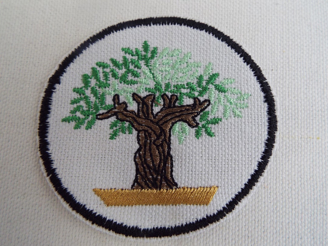 Tree of Life Embroidery Iron-on Patch - Etsy