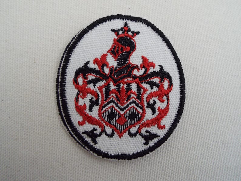 Medieval Heraldry Knight Shield Embroidered Iron on Patch - Etsy