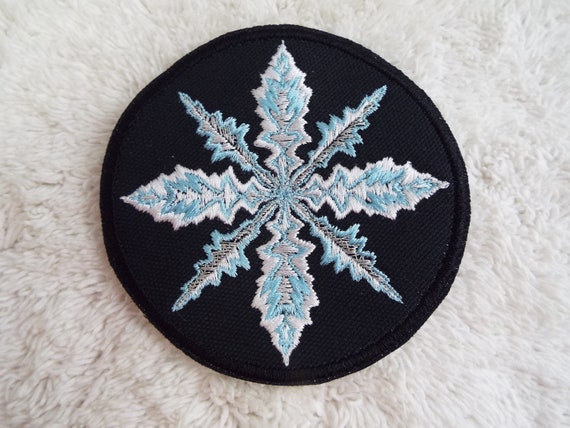 Snowflake Iron-on Patch - Etsy