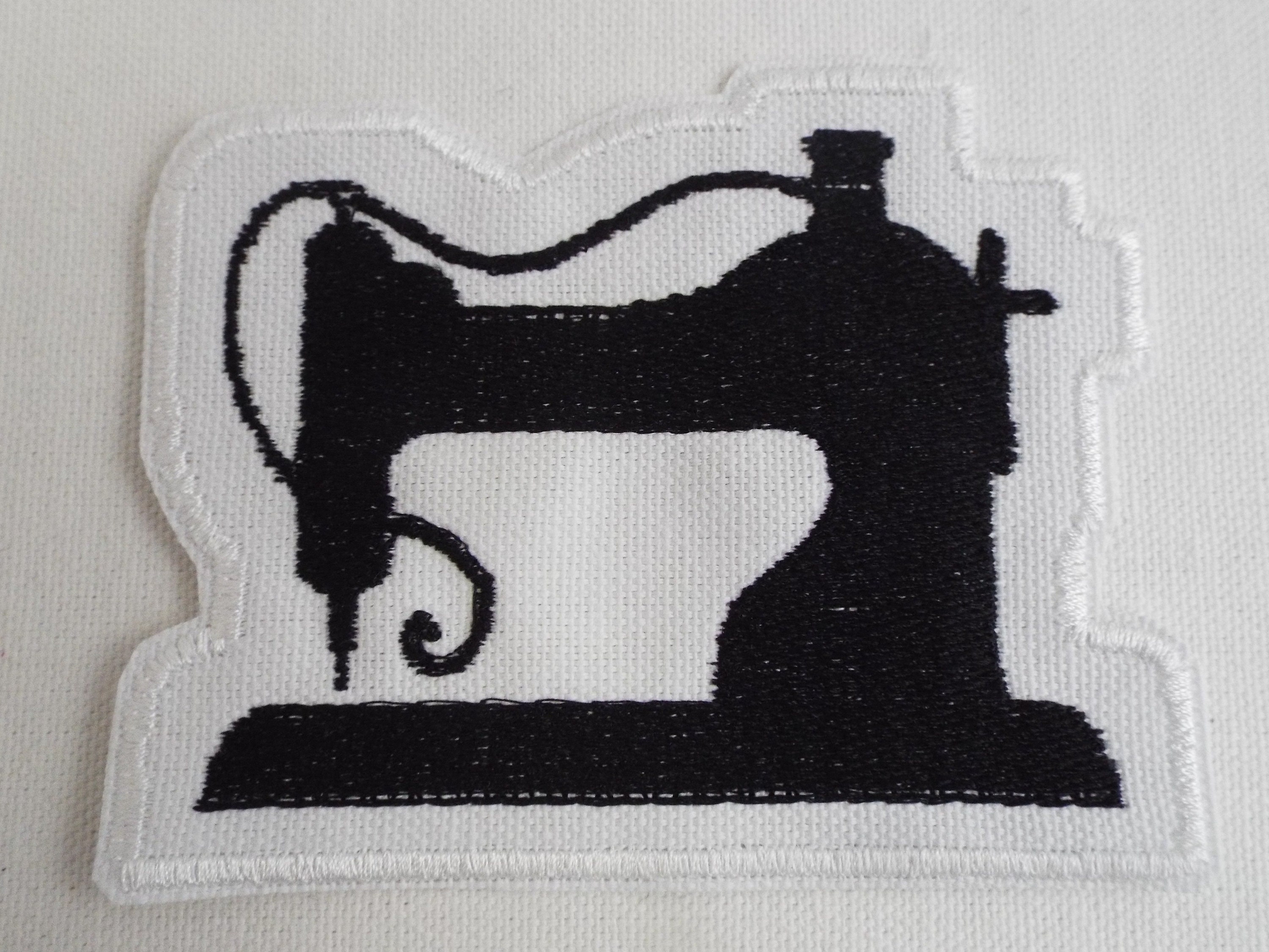 Sewing Machine Embroidery Iron-on Patch - Etsy