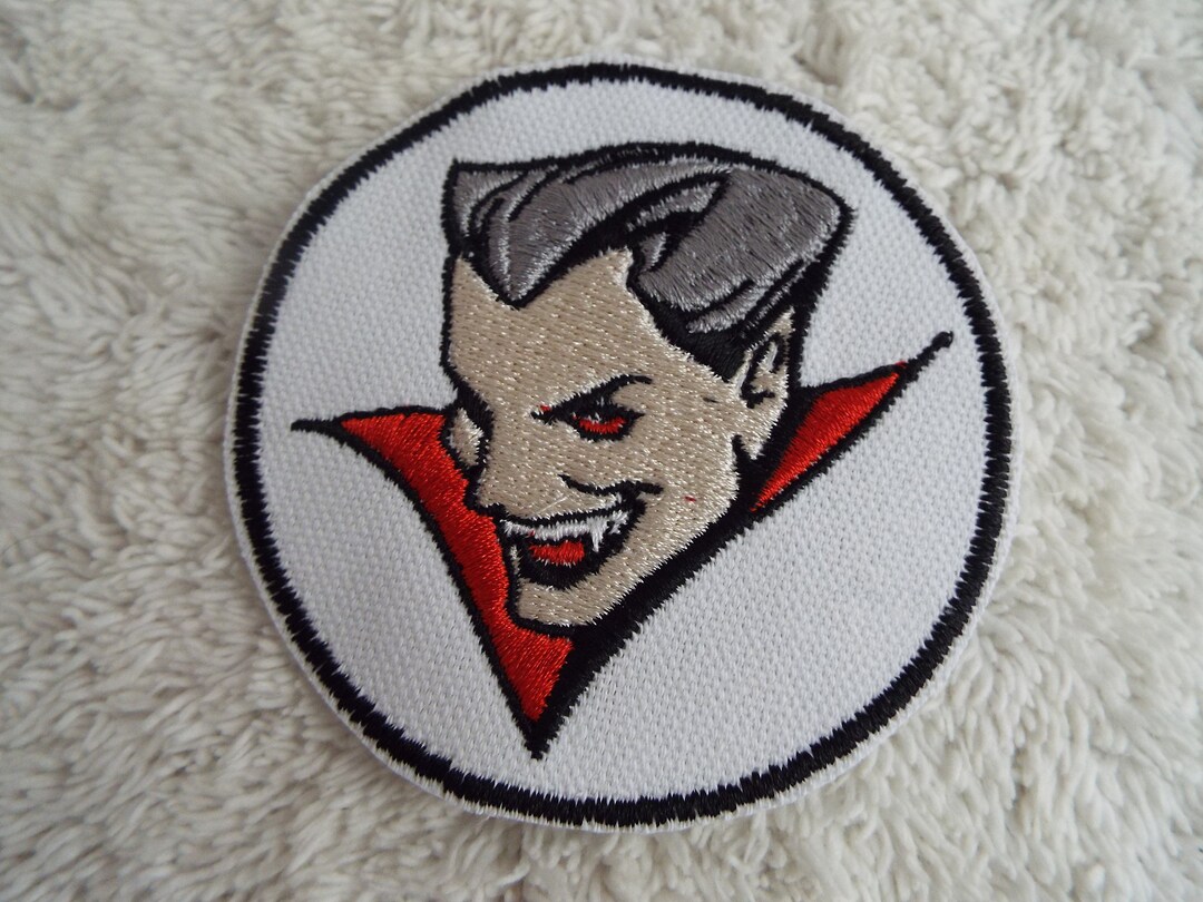Vampire Embroidery Iron-on Patch - Etsy