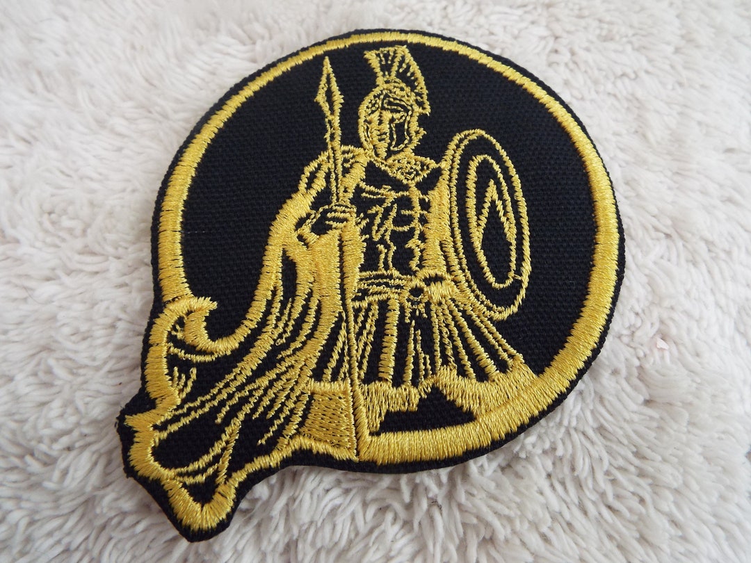 Roman Soldier Embroidered Iron on Patch - Etsy