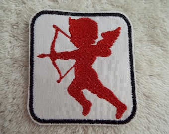 Cupid Heart Valentine's Day Love Red Sequin Iron on Patch Crafts 1.5h L - Etsy
