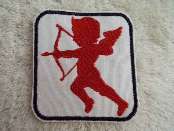 Cupid Valentine Embroidery Iron-on Patch - Etsy