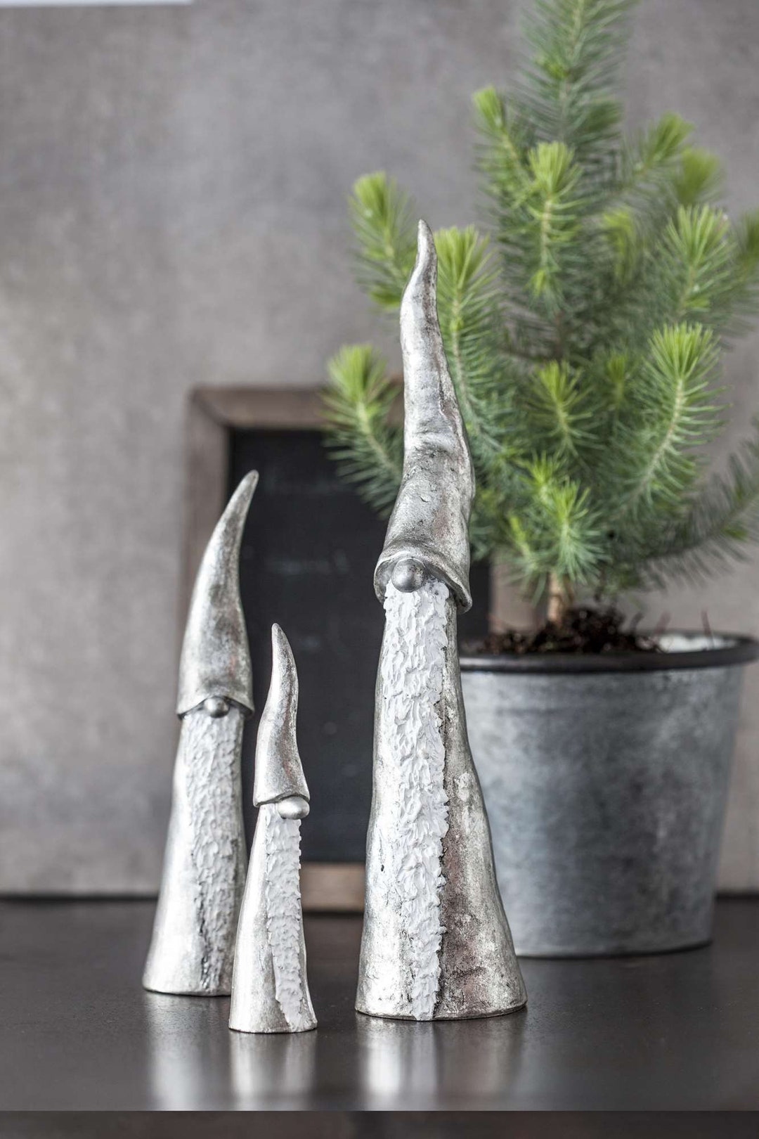 Tall Santa in Various Colours 21cm - Etsy UK