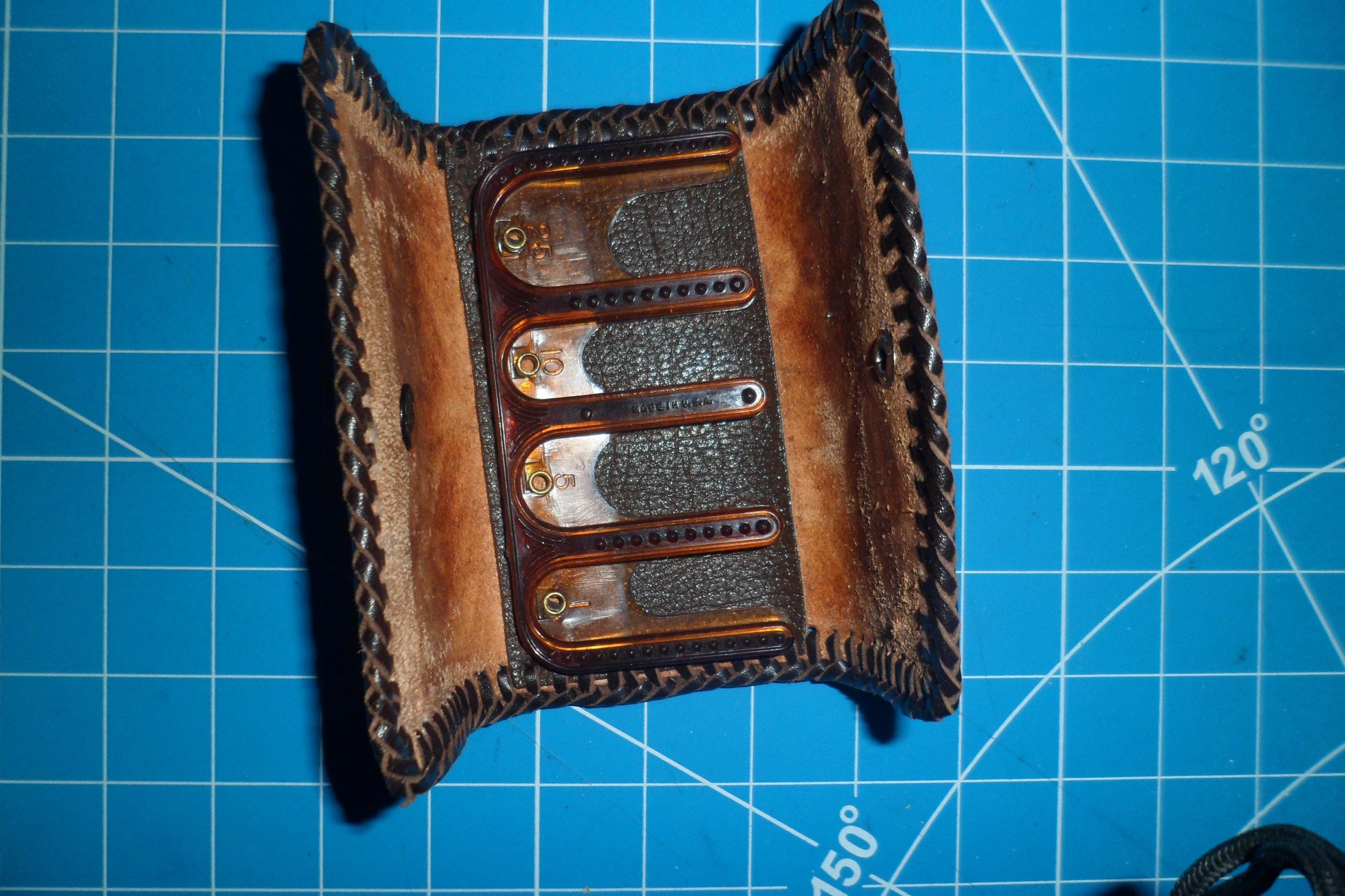 Vintage Genuine Leather Scotch Coin Sorter Purse - Etsy
