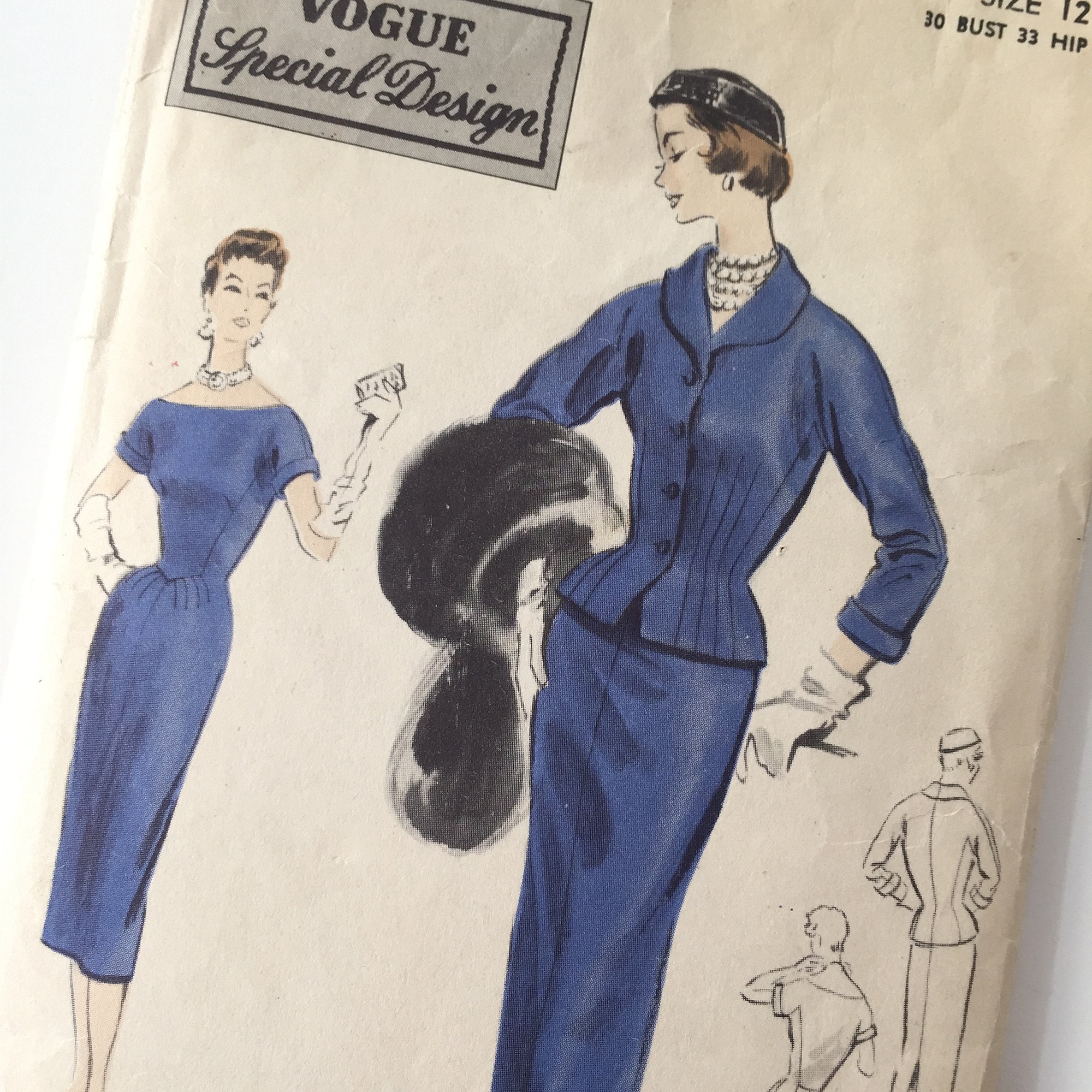 Vogue Special Design Pattern No. 4470. 1950s New Look. Size 12 ...
