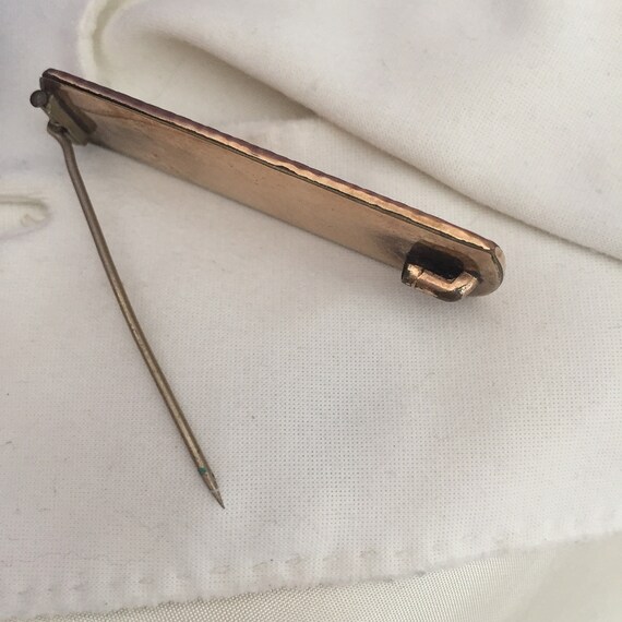 Victorian Bar Pin. 1880’s Vintage Amalgamated Metal w… - Gem