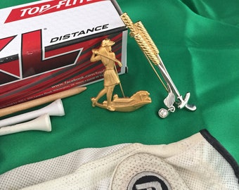 Golf Sticks Brooch - Etsy