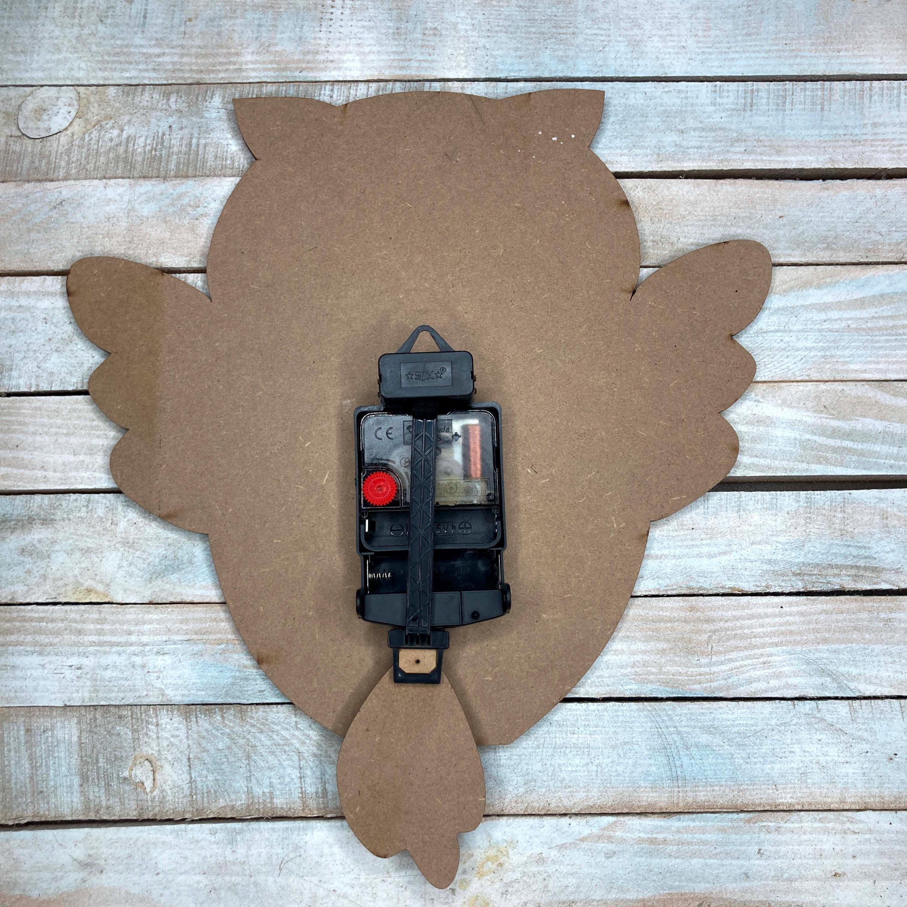 Adorable Owl Pendulum Clock for Kids Room Decor - Unique Wall Clock for ...