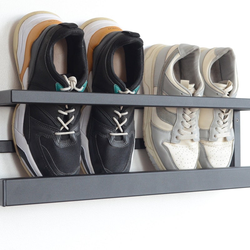 Wall Mount Shoe Rack - Etsy