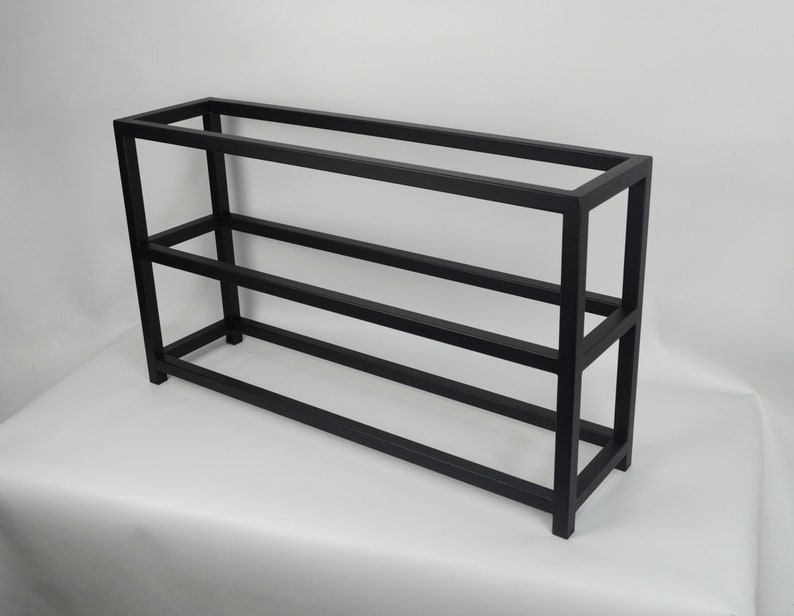 Industrial Metal Entryway Organizer Black Metal Shoe Rack for - Etsy