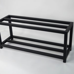 Hallway 2 Tier Metal Shoe Rack Entryway Modern Custom Shoe Organizer ...