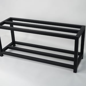 Hallway 2 Tier Metal Shoe Rack Entryway Modern Custom Shoe Organizer ...