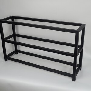 Industrial Metal Entryway Organizer Black Metal Shoe Rack for Home ...