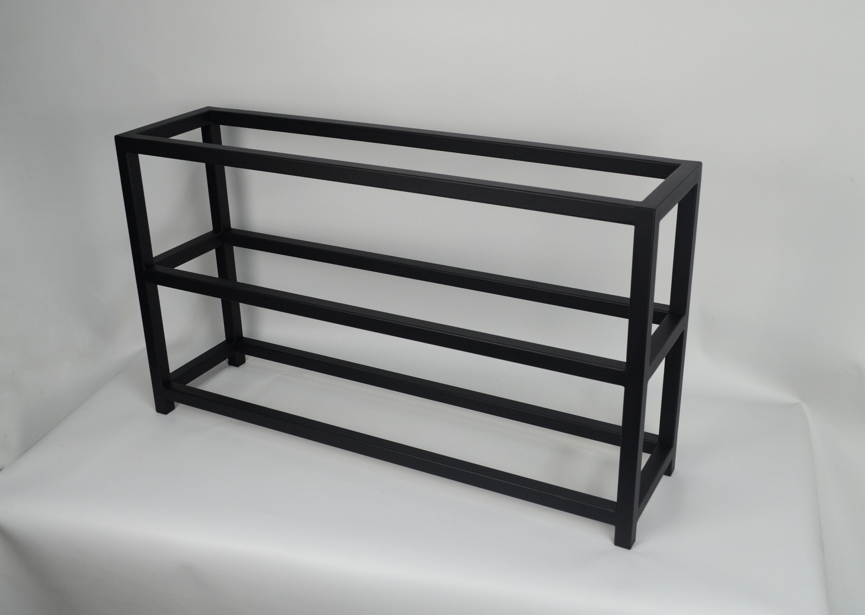 Industrial Metal Entryway Organizer Black Metal Shoe Rack for - Etsy