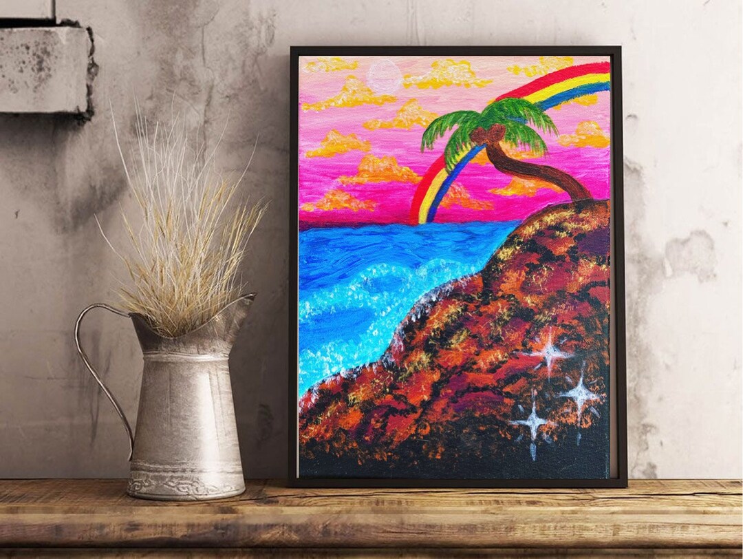 Beautiful Beach Digital Print - Etsy