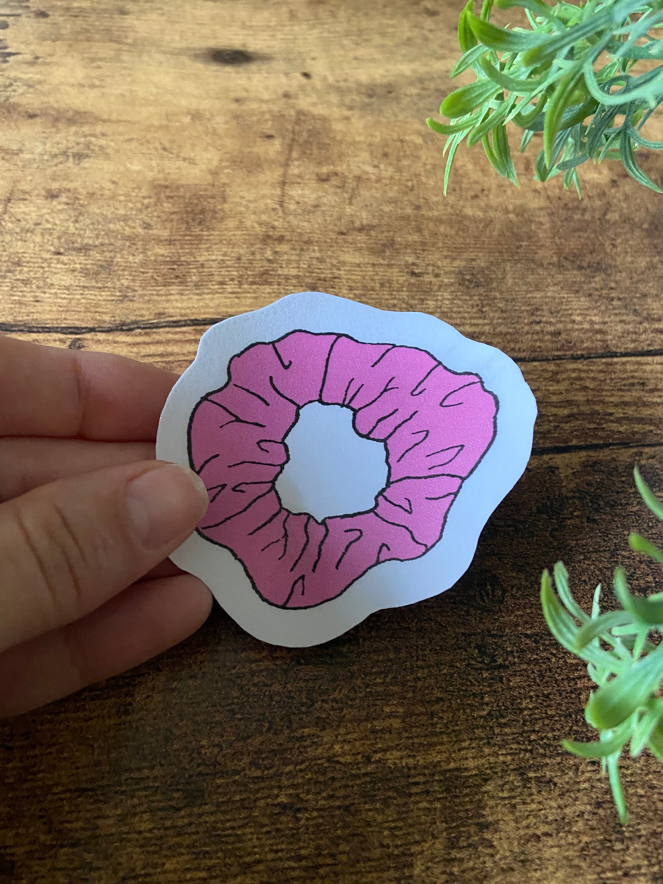 Scrunchie Sticker | Sticker for Laptop | Cute Stickers | Stationary ...