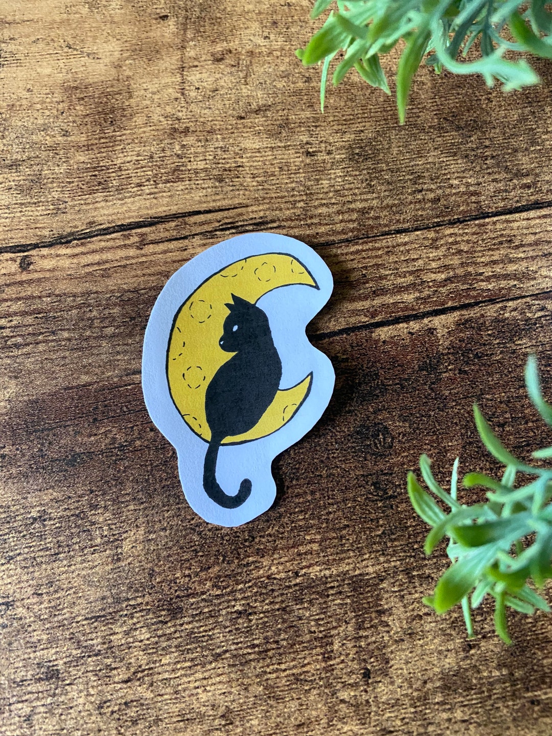 Moon Cat Sticker | Sticker for Laptop | Cute Stickers | Stationary ...