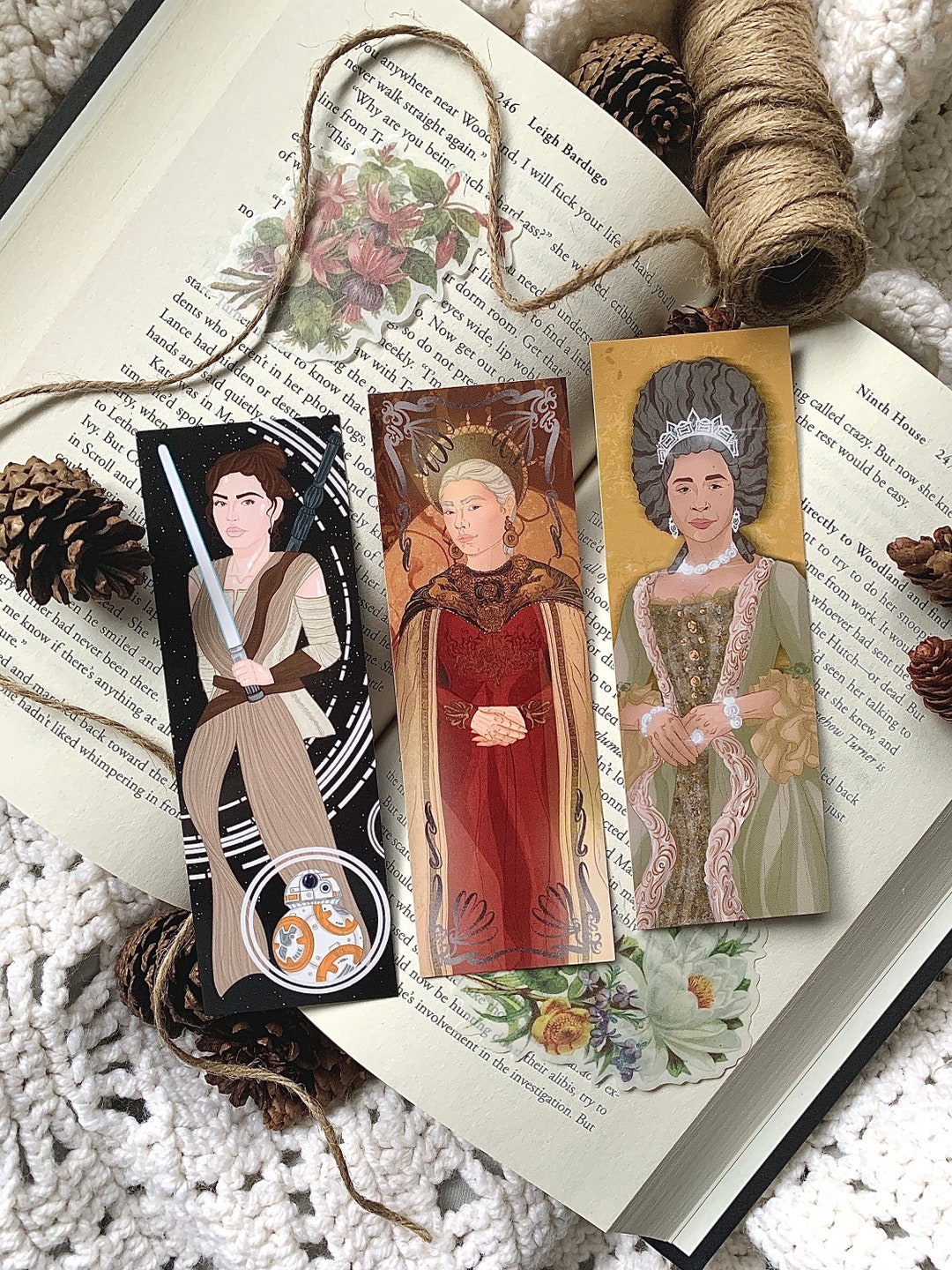 Screen Stars Bookmarks Rhaenyra Targaryen Rey Skywalker Queen Charlotte ...
