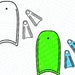 Bodyboard and Fins SVG - Bodyboard SVG - Fins SVG - Digital Download ...