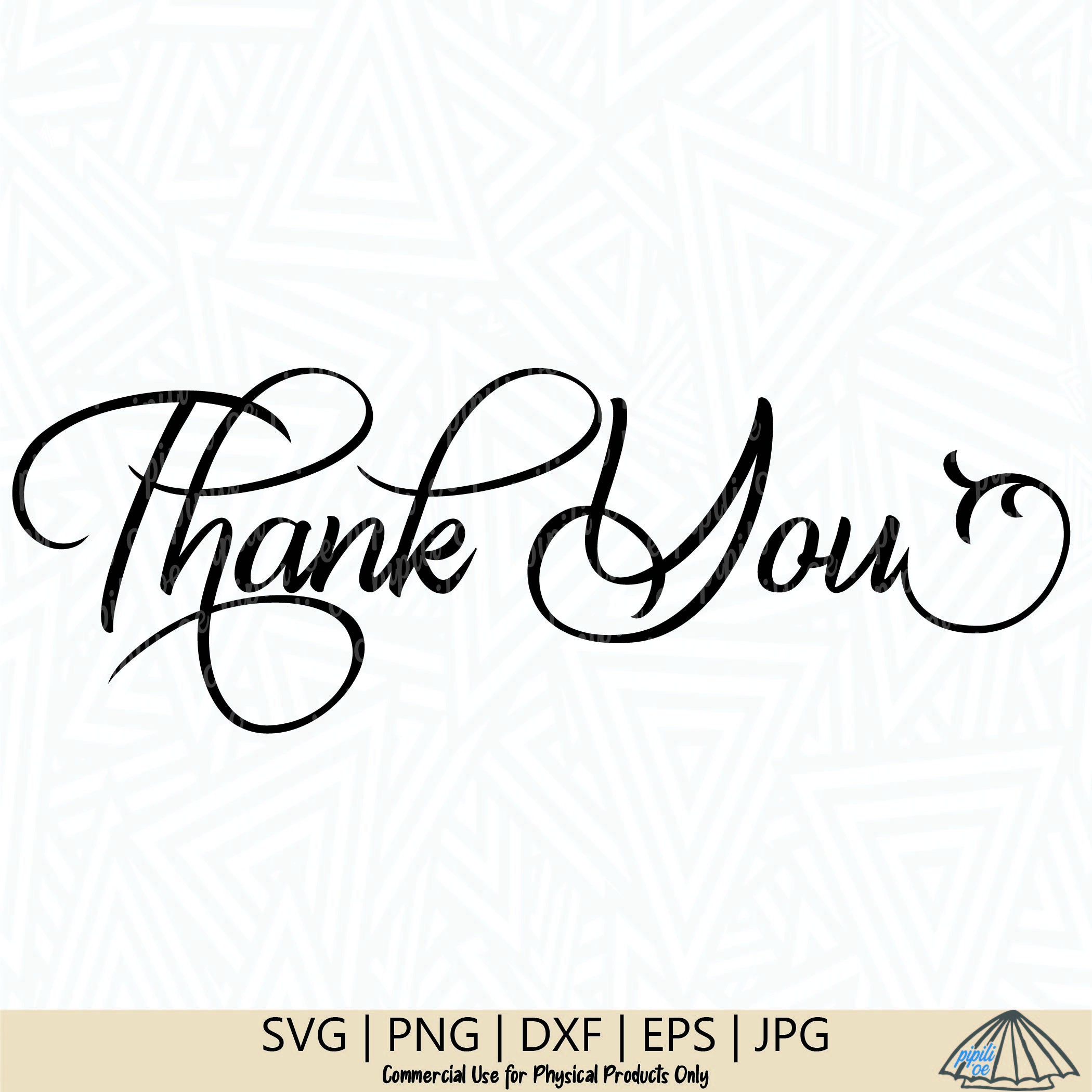 Thank You Bundle SVG Thank You SVG Sayings SVG Thank You | Etsy