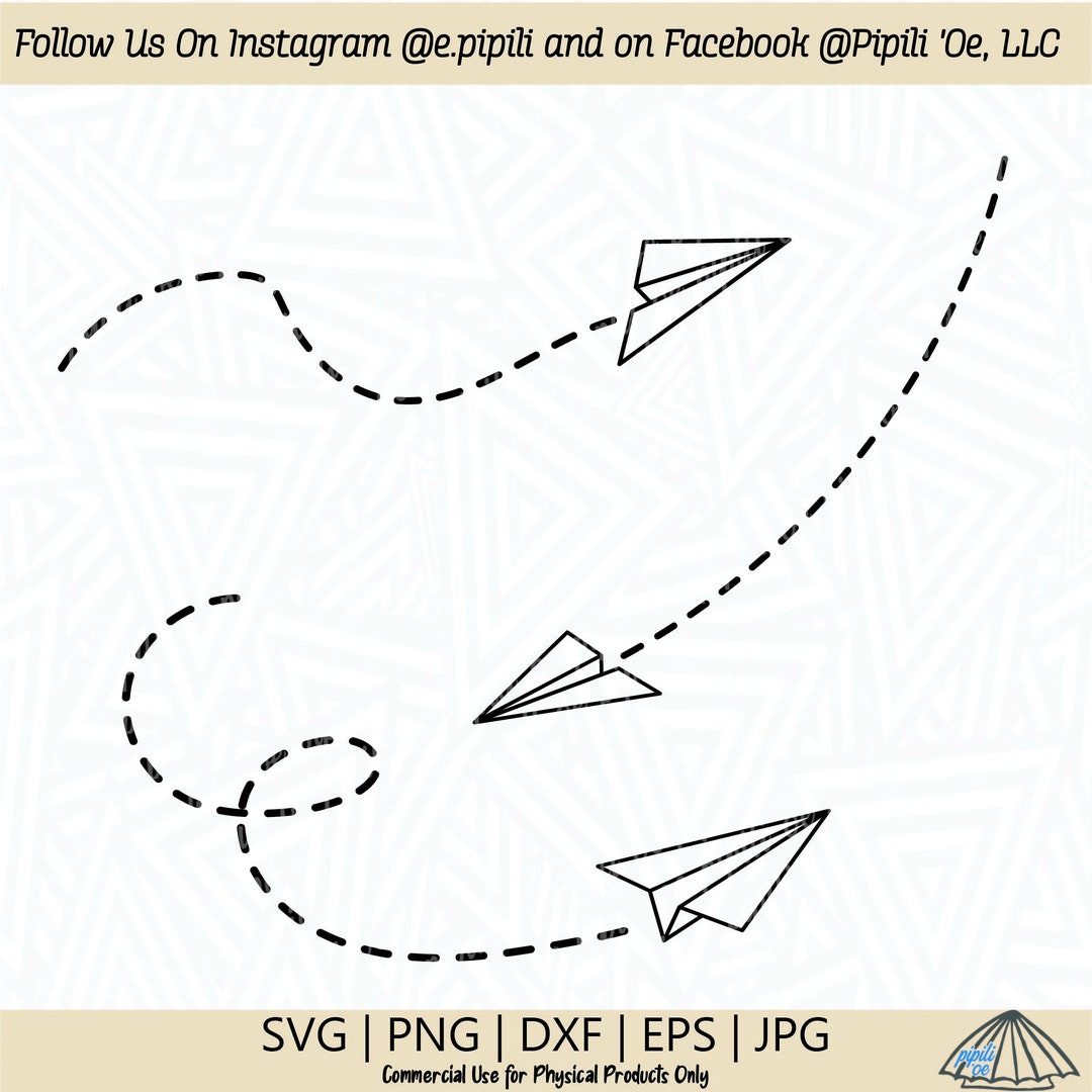 Paper Airplanes SVG - Airplane SVG - Children's Room SVG - Home Decor ...
