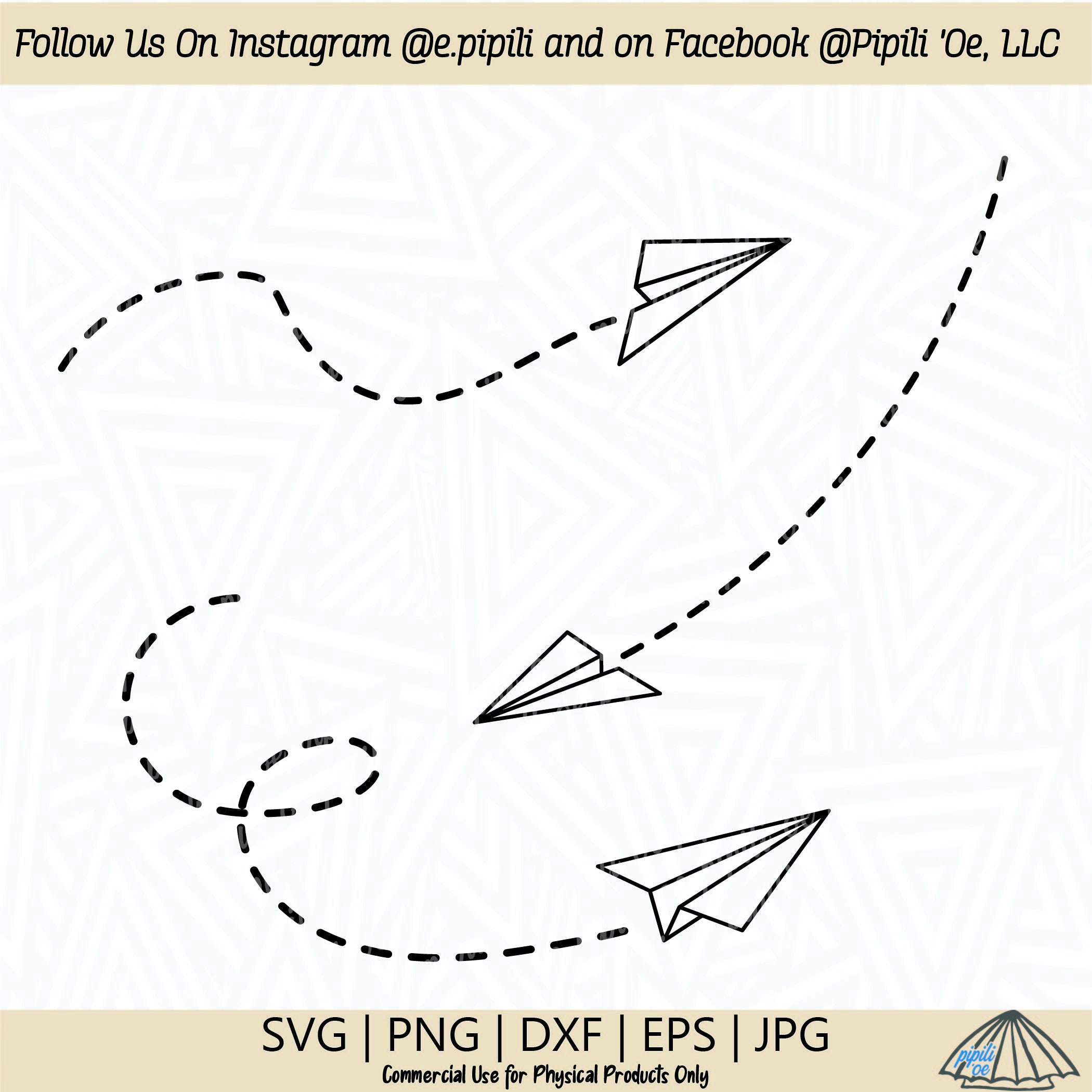 Paper Airplanes SVG Airplane SVG Children's Room SVG - Etsy