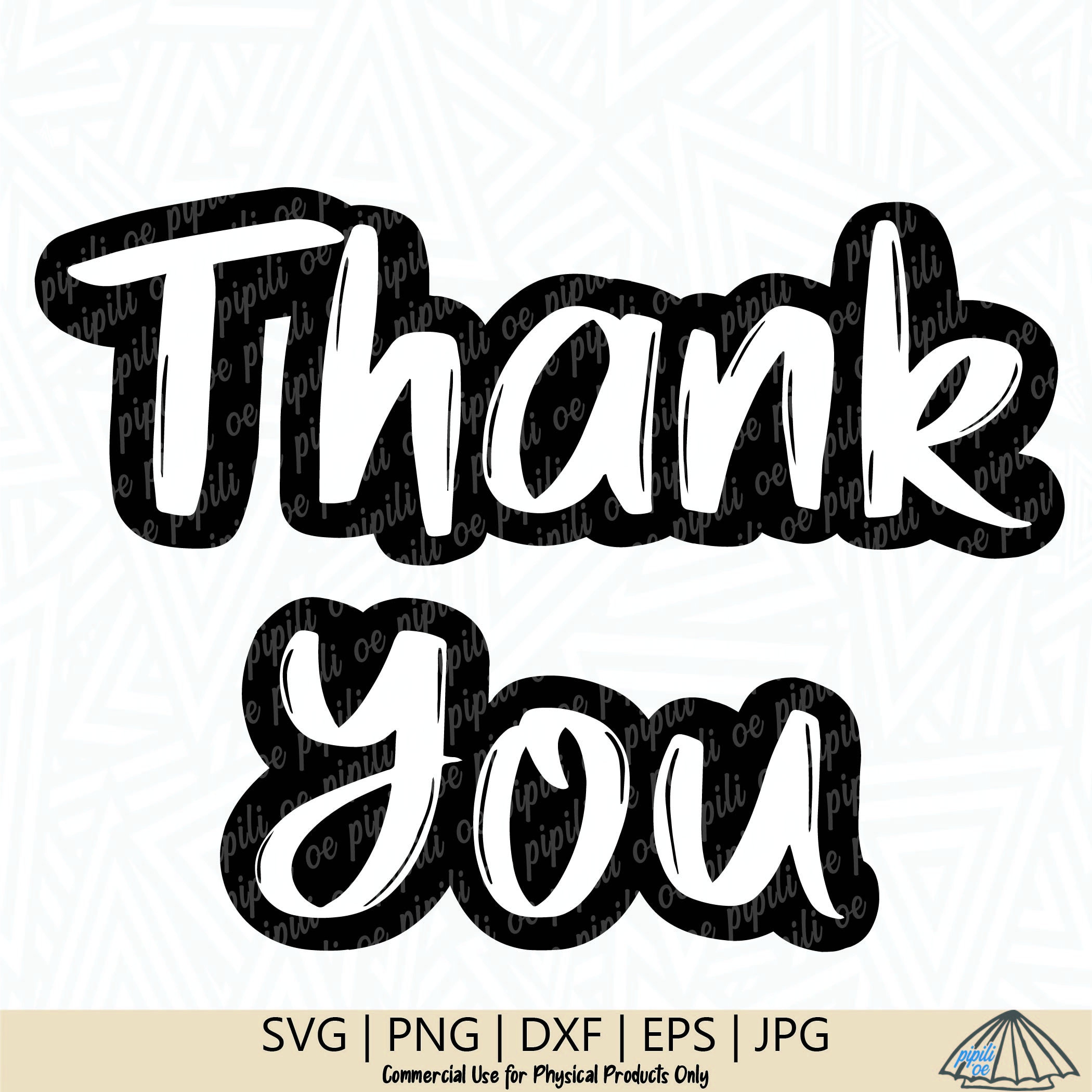 Thank You Bundle SVG Thank You SVG Sayings SVG Thank You | Etsy